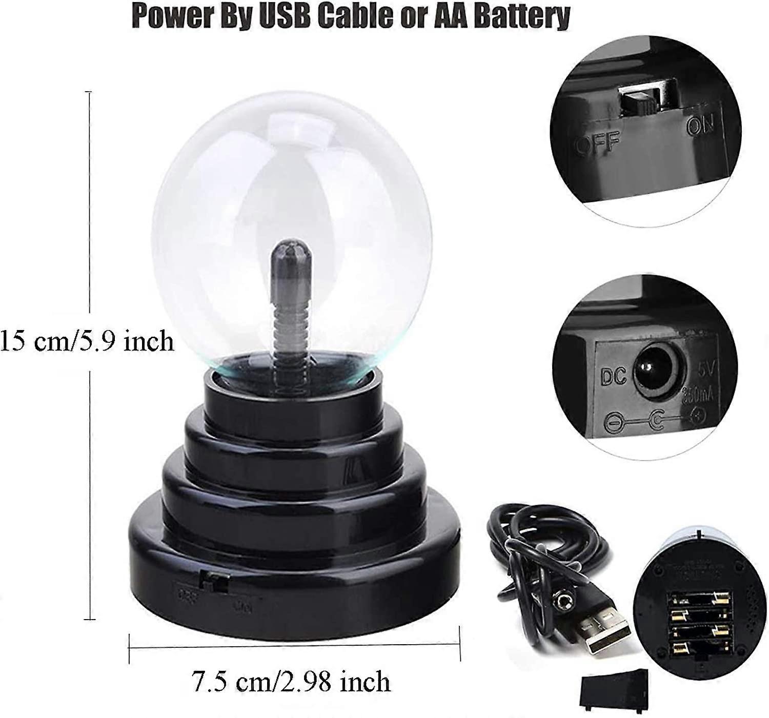 Plasma Ball Touch Sensitive Plasma Ball Sphere Light Magic Ball ...