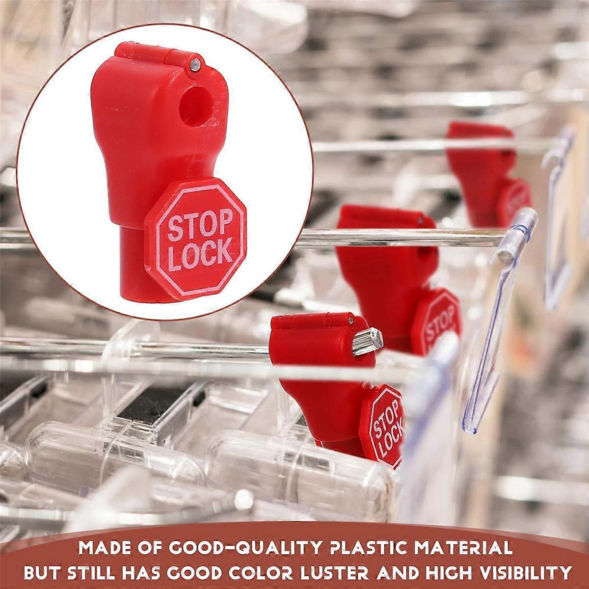 100pcs 6mm Plastic Anti-Theft Locks Unlock Device Retail Shop ...