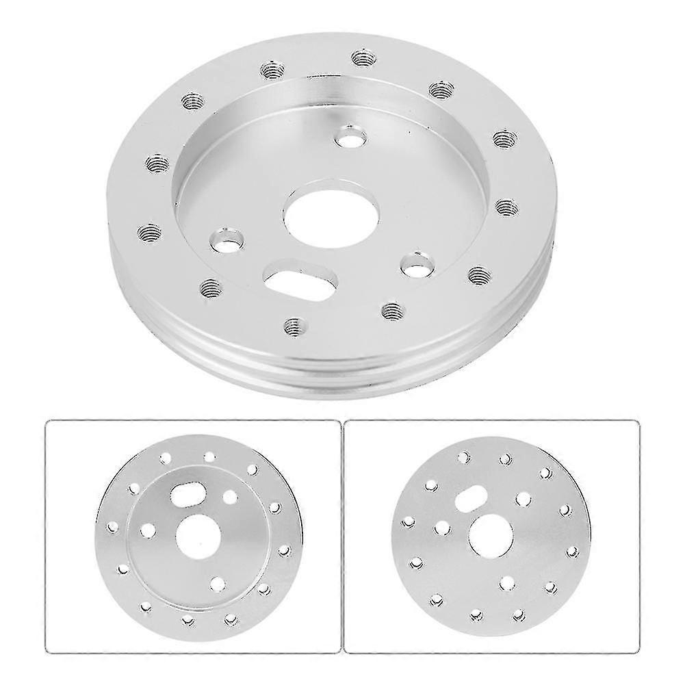 Universal Steering Wheel To Grant 3 Hole 0.5in Hub Spacer Pad For 6 Hole Adapter(silver) | Fruugo UK