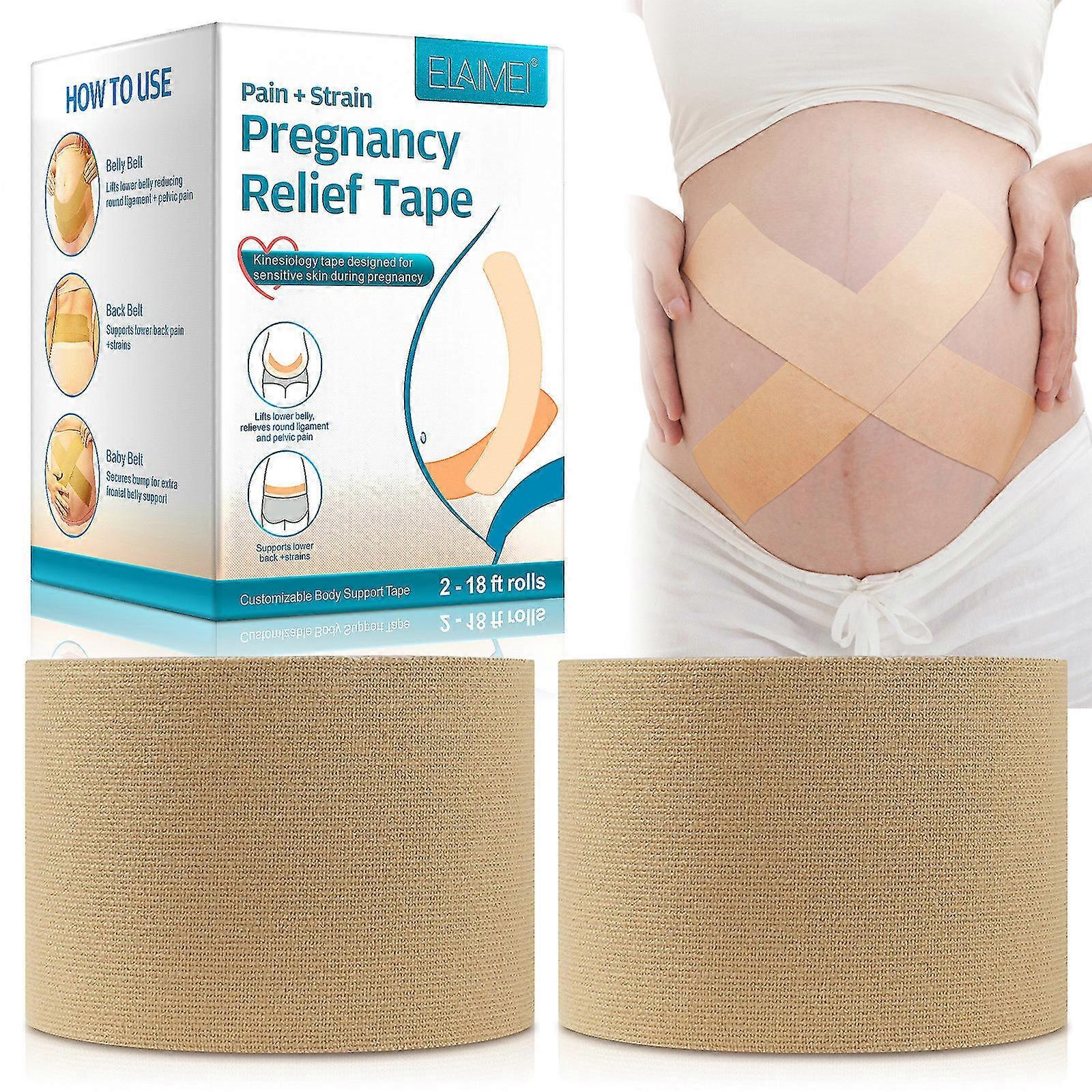 Pregnancy Tape Maternity Belly Support Tape Ladies, Spider Tape ...