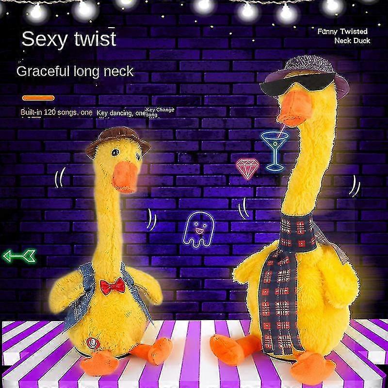 2022 New Toys,dancing Duck, Talking Toy,repeats You Say Duck(upgraded ...