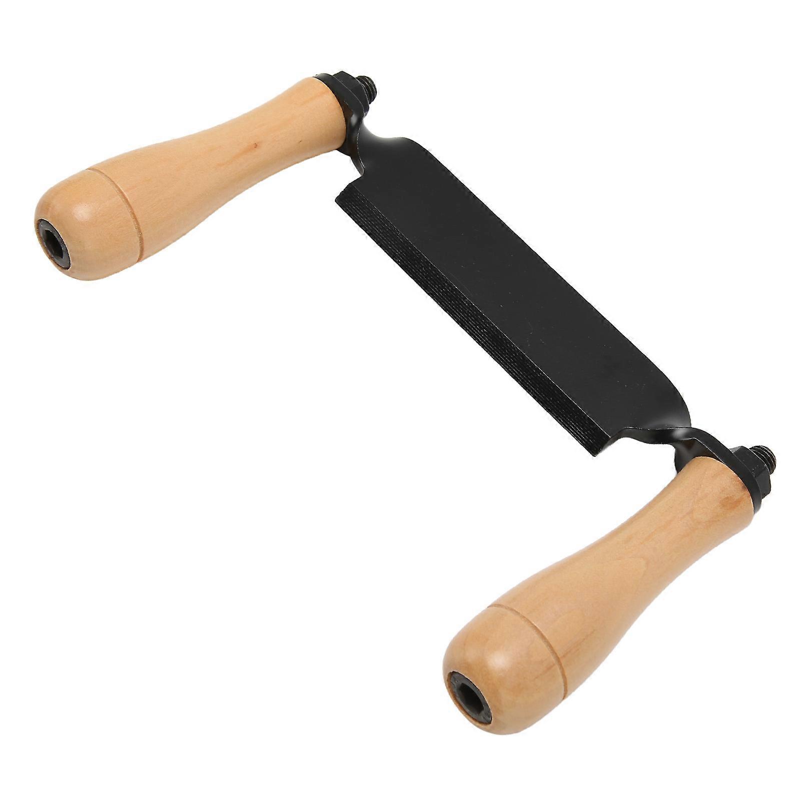 Straight Draw Knife Steel Blade Wooden Handle High Hardness Polished ...