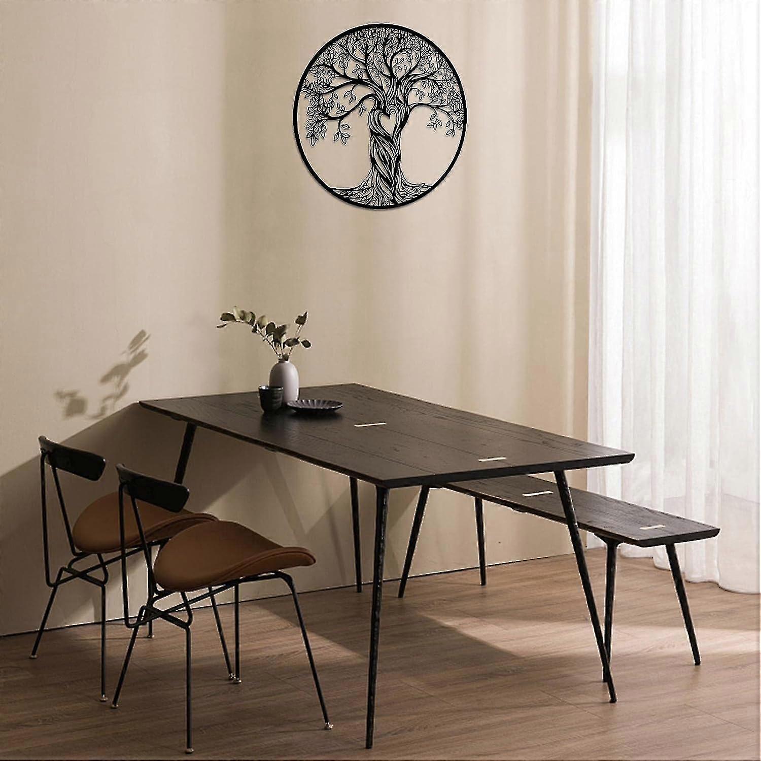 Wall Decoration - Metal Tree of Life - Iron Wall Art - Vintage Zen Wall ...