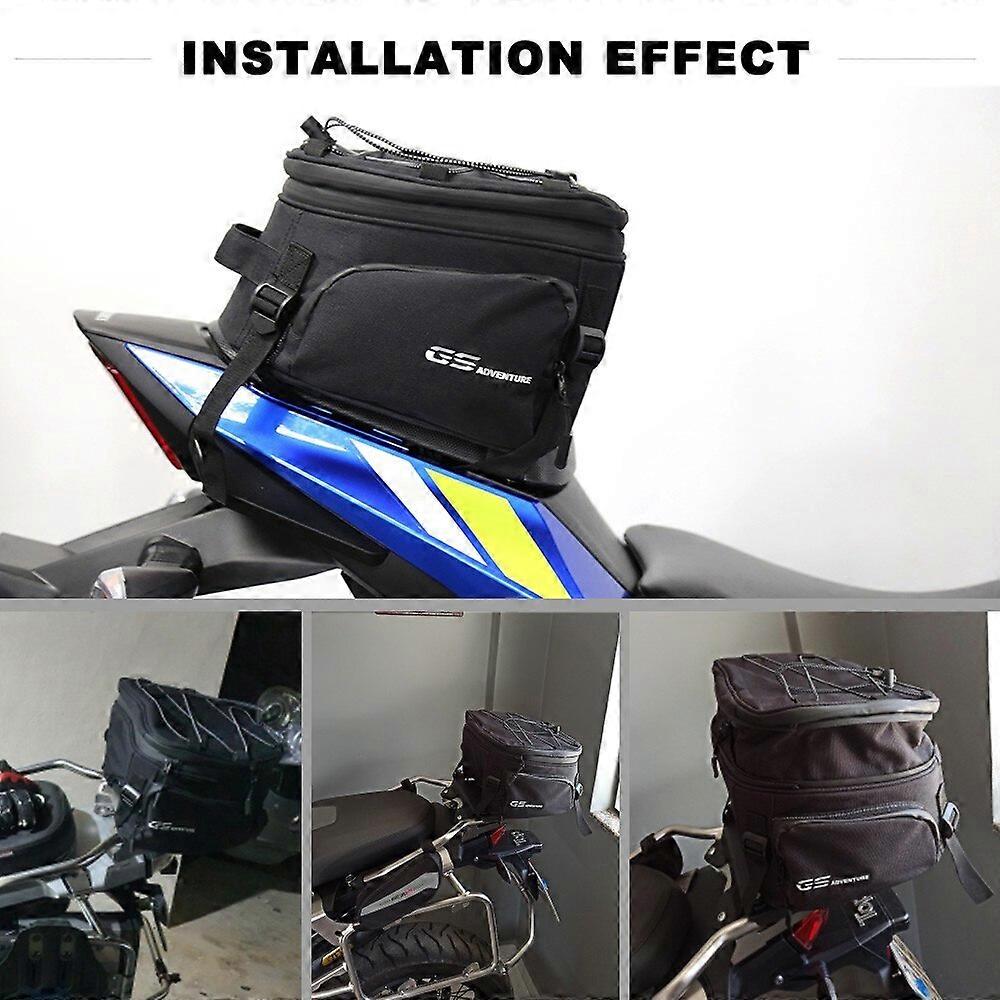 Motorcycle Saddle Bag Saddlebag Tailbag Tail Bag Mount Panniers Rack ...