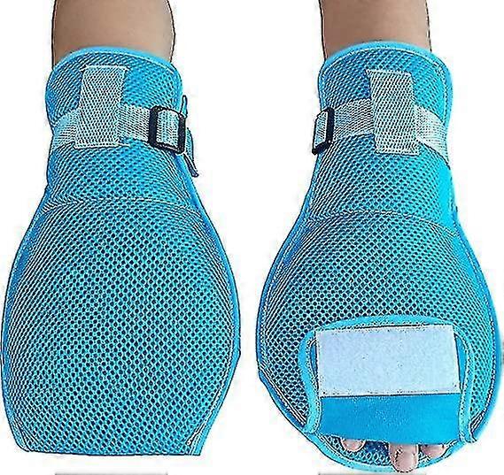 2-pack Elderly Hand Restraint Gloves, Safe Breathable Dementia Scratch ...