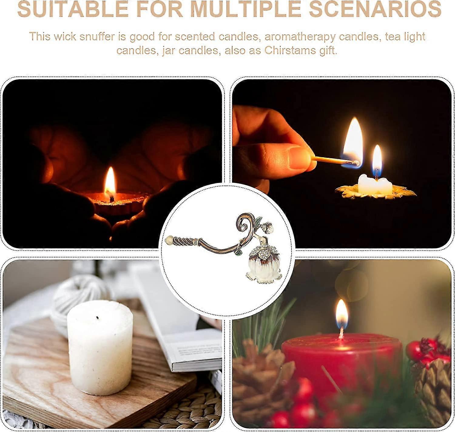 Snuffer Candle Fire Flame Snuffer Handle Candle Snuffer Wick Snuffer ...