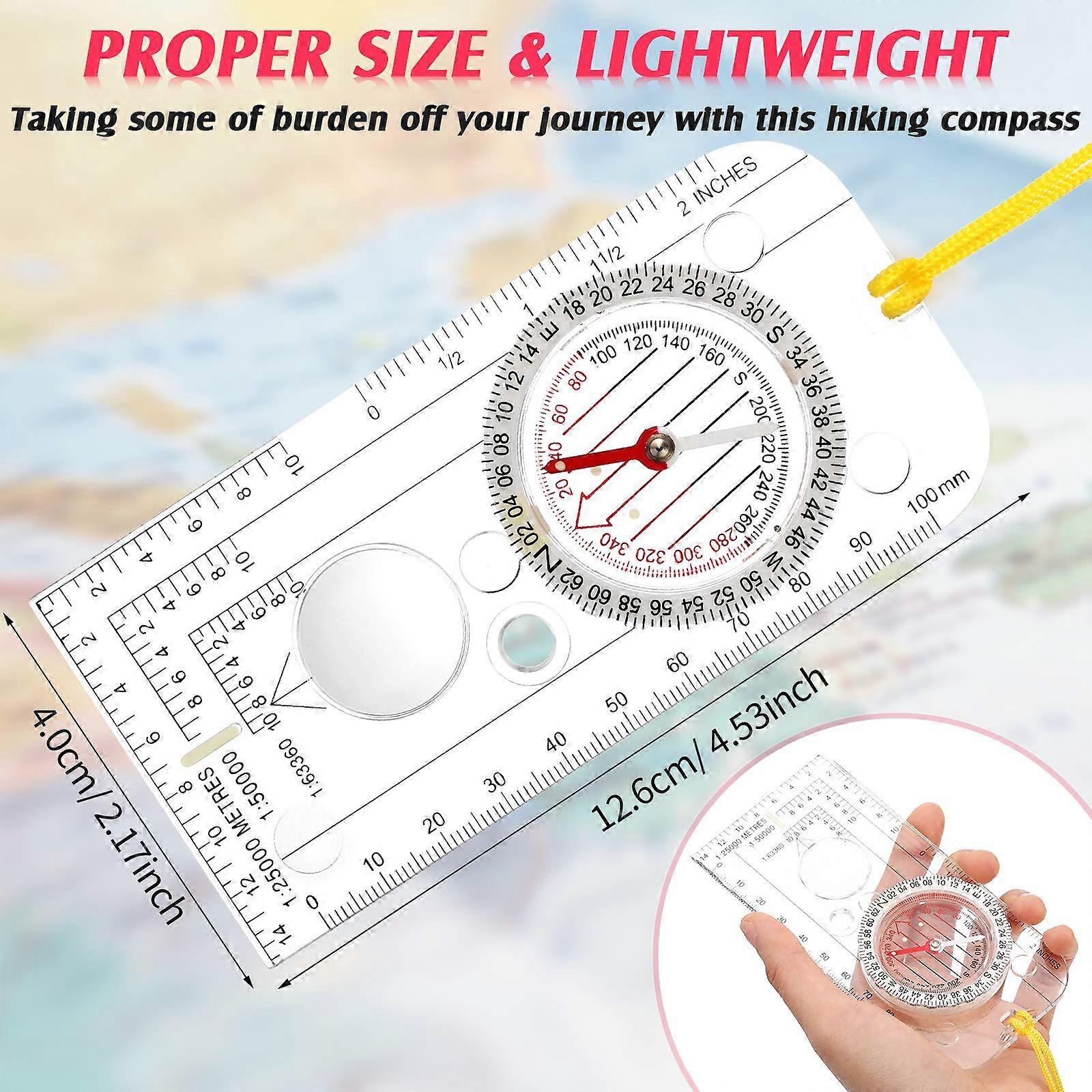 2024 New Navigation Compass Boy Scout Compass Orienteering Compass ...