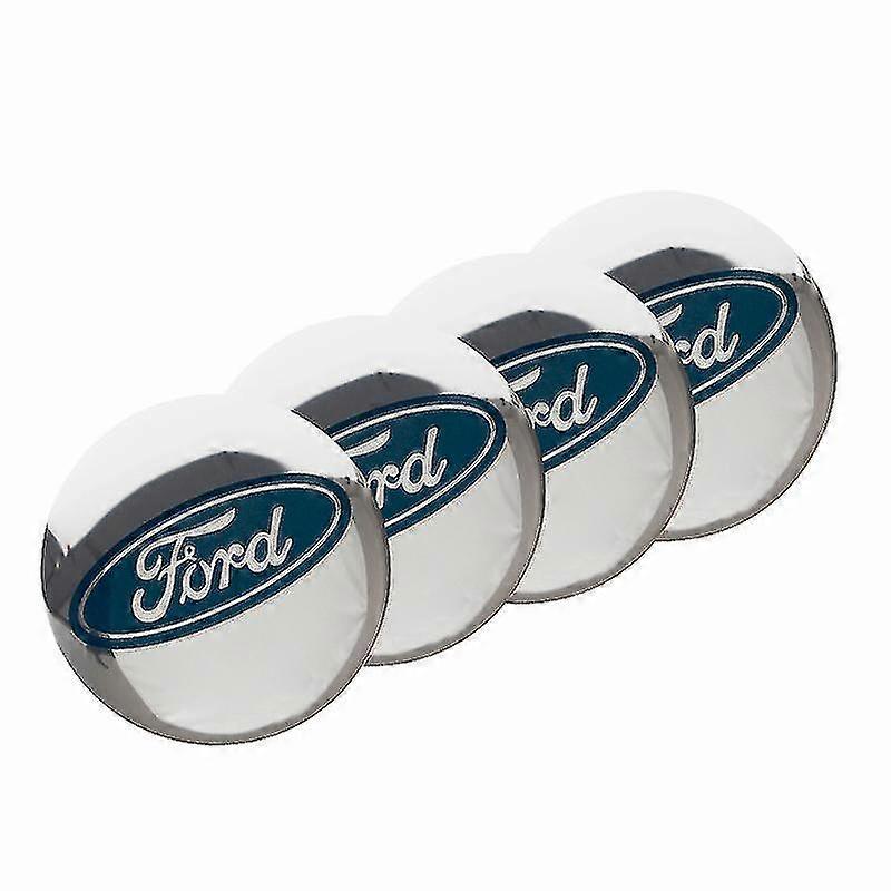 4pcs Car Wheel Center Hub Caps Emblem Sticker Decal For Ford Focus ...