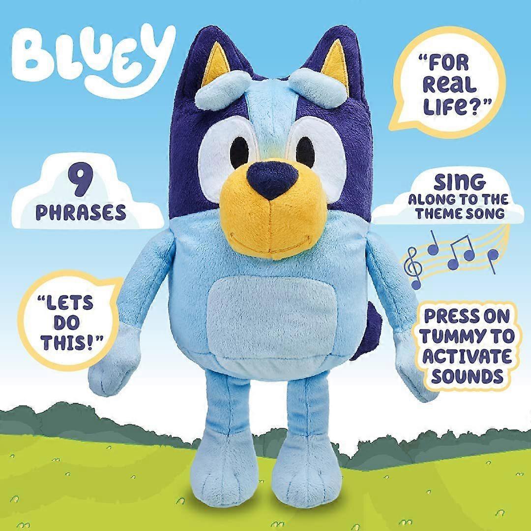 Sing with Bluey Interactive Bluey Plush Toy for Kids | Fruugo UK