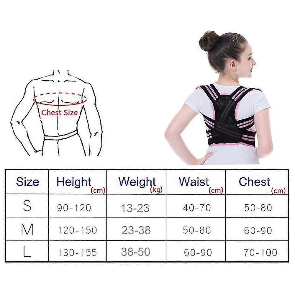 Posture Corrector For Kids, Upper Back Posture Brace For Teenagers ...