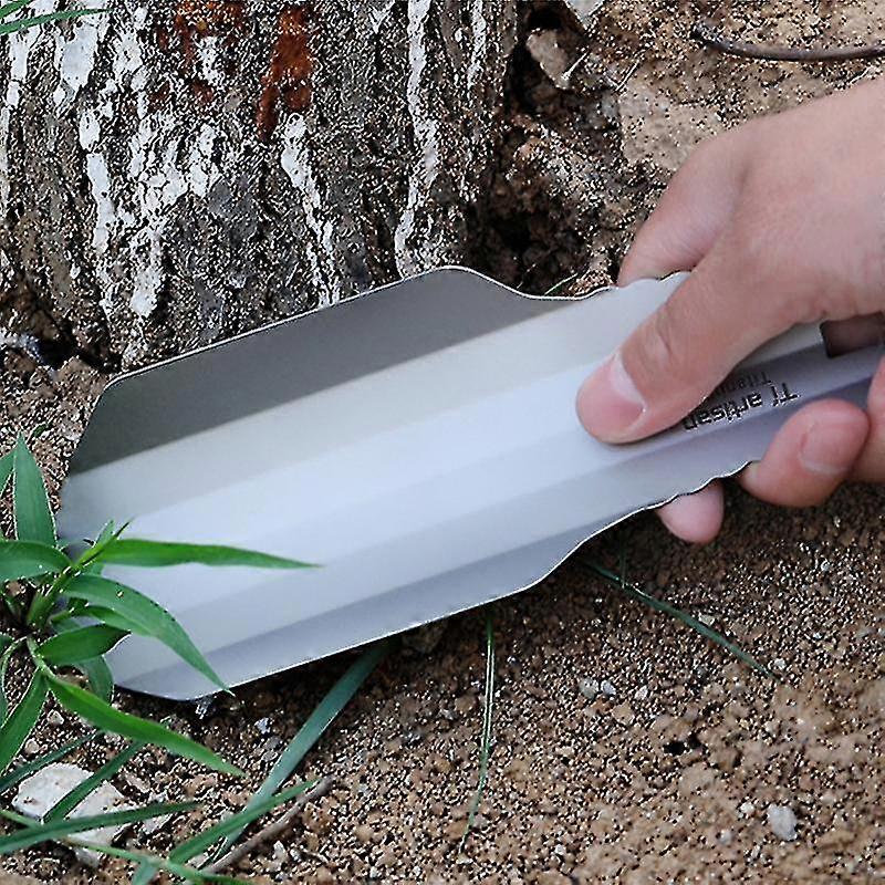 Pure Titanium Ultralight Backpacking Potty Trowel Outdoor Compact Poop ...