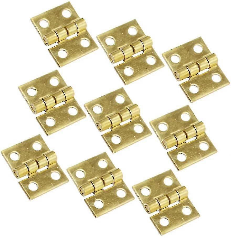 50pcs Mini Brass Hinges For Jewelry Box With Screws 200pcs Small Hinges ...