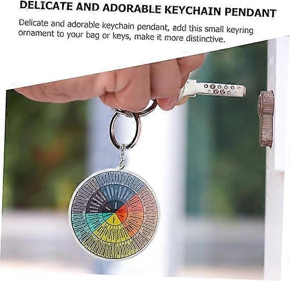 2Pcs keychain feeling wheel decor key chain feeling wheel key ring ...