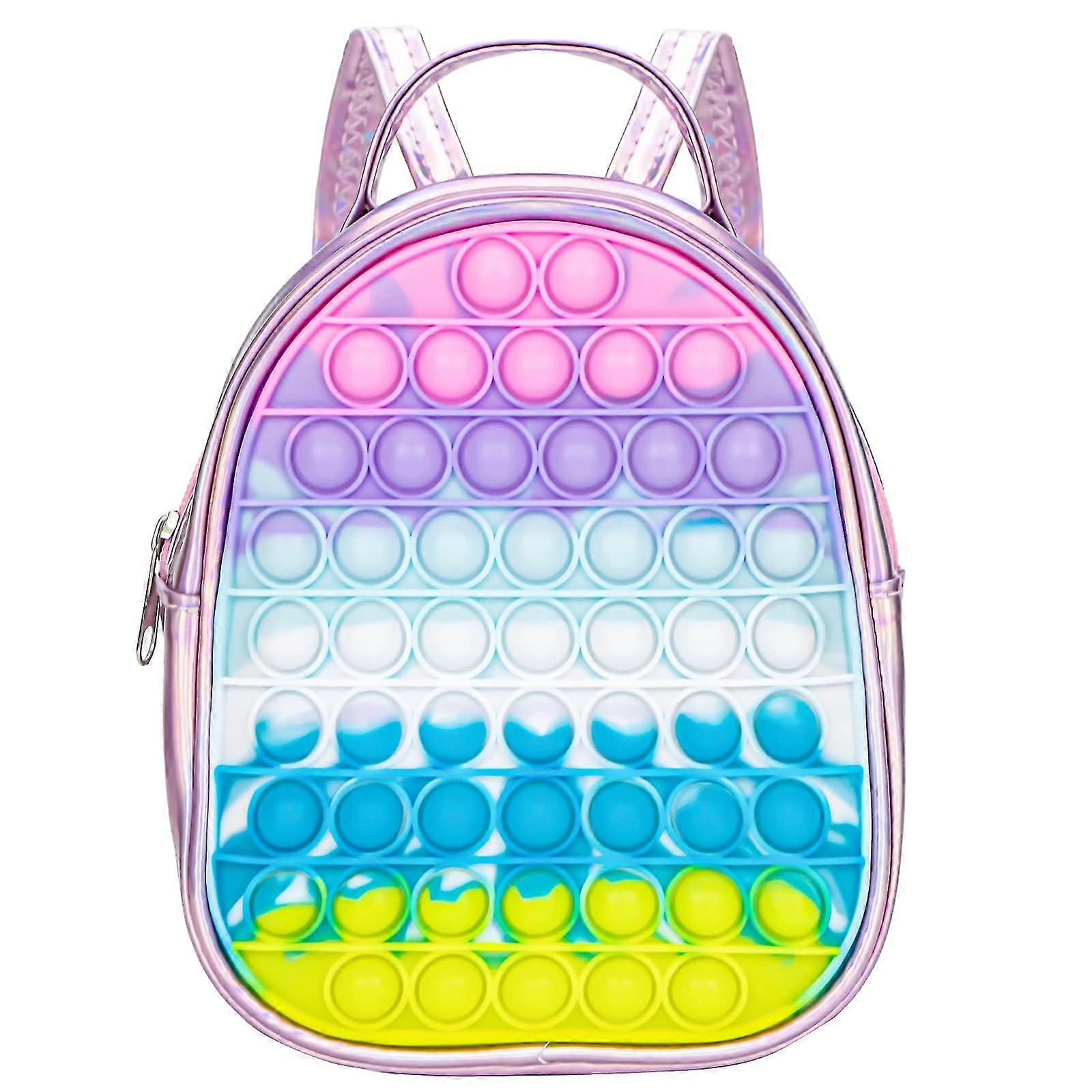 Pop It Backpack Mini Fidget Colorful Pop It Backpack Mini Backpack For ...
