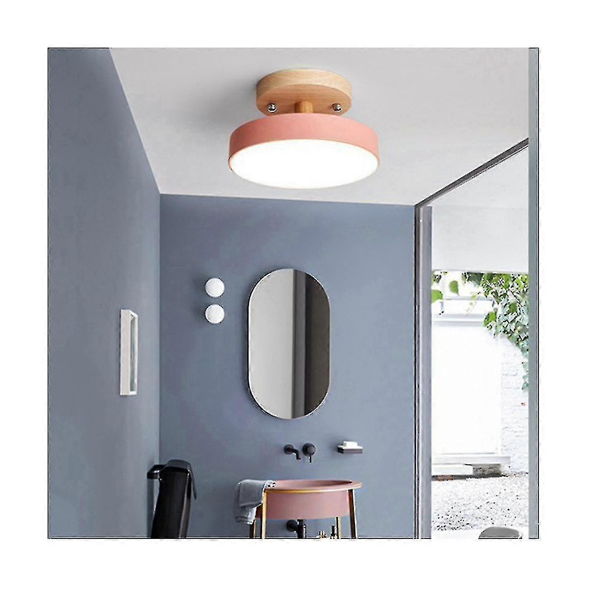 Ceiling Lights Modern Led Nordic Wood Lighting Fixture Indoor Luminaire ...