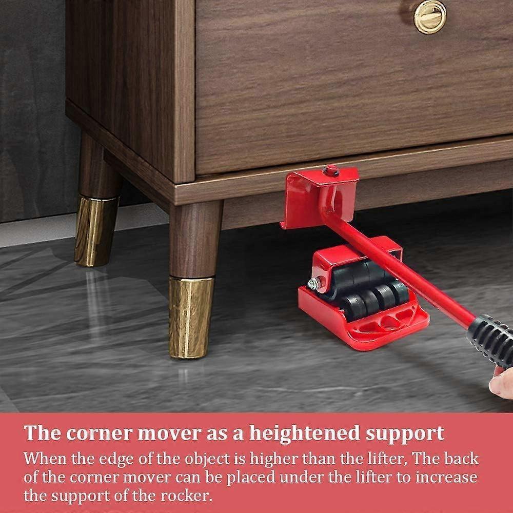 Furniture Lifter easy to move the slider 5 pieces of tools of the ...