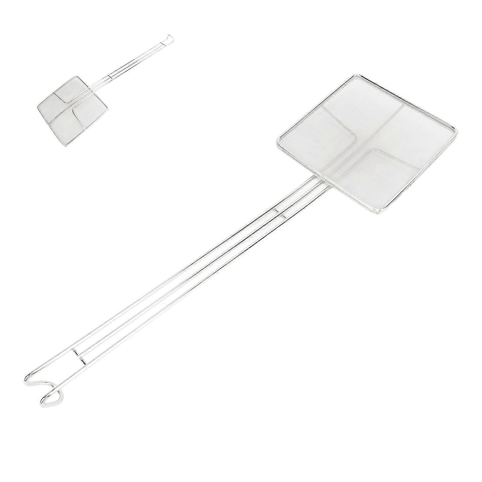 Stainless Steel Square Skimmer Ladle Fine Mesh Strainer for Cooking ...
