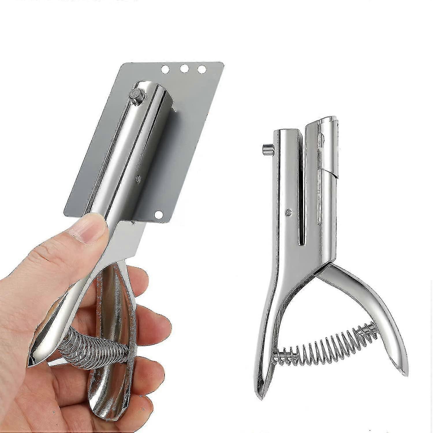 Heavy Duty Single Hole Punch - Portable Handheld Paper Punch (6mm ...