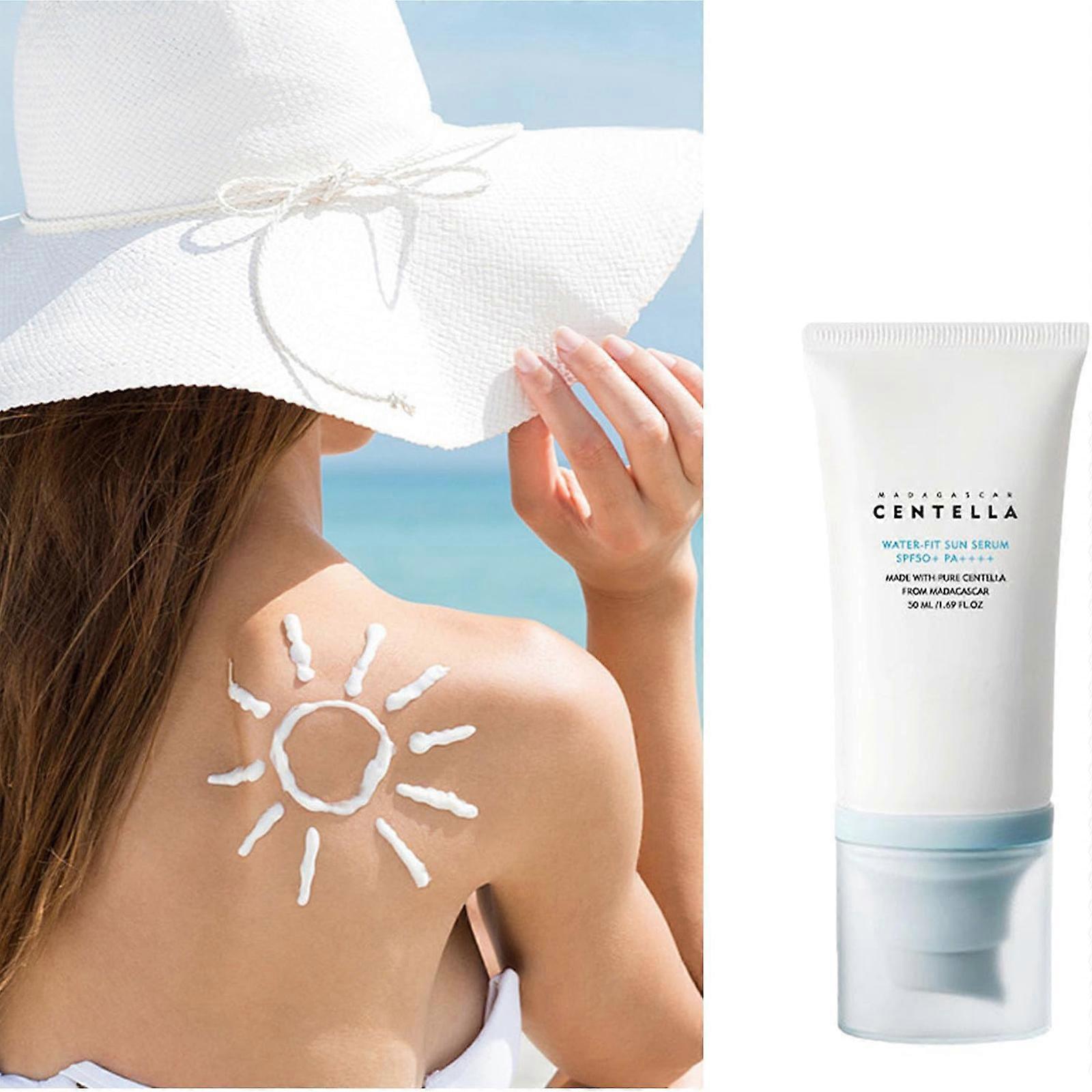 Centella Sunscreen SPF 50, Water-fit Sun Serum,Universal Madagascar ...