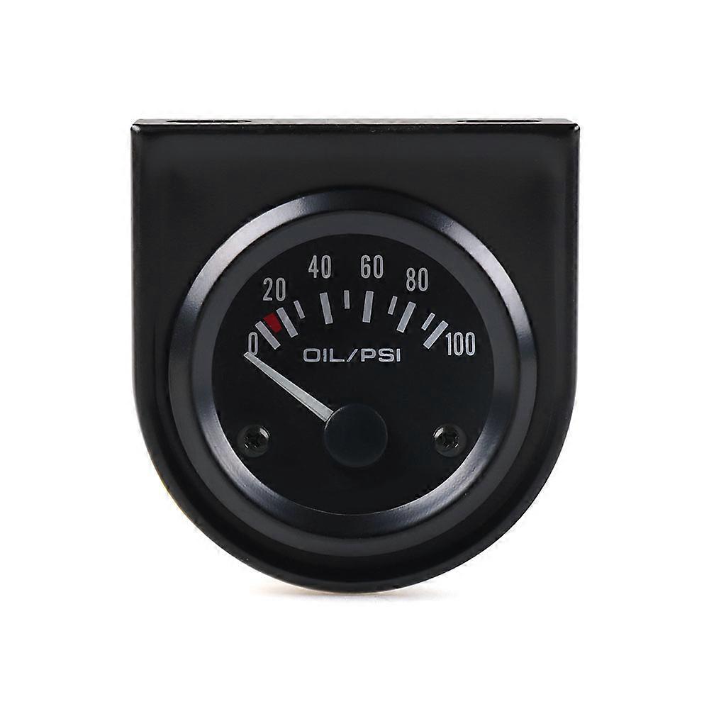 2'' 52MM Black Volt meter Water temp Oil temp gauge Oil press gauge AMP ...