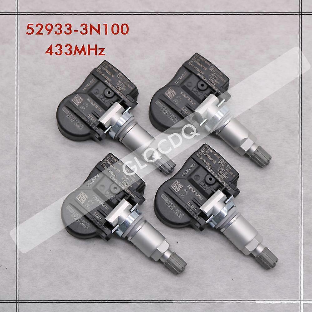 4PCSVehicle Sensors Tire Pressure 433 MHZ 52933-2J100 529332J100 52933 ...