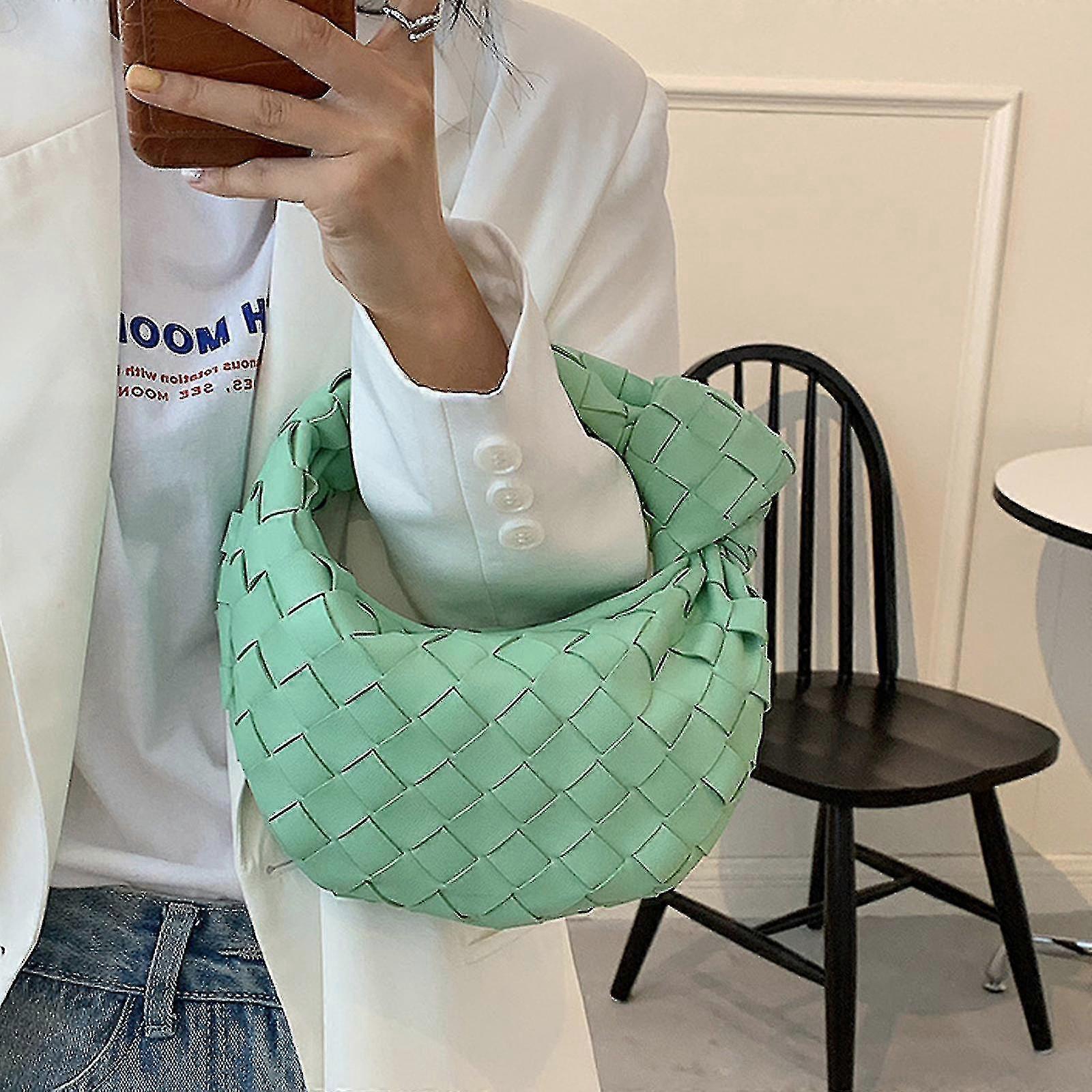 Tote Bag Woven Handbag Pu Women's Shoulder Et Lar Volume Bed Bag ...