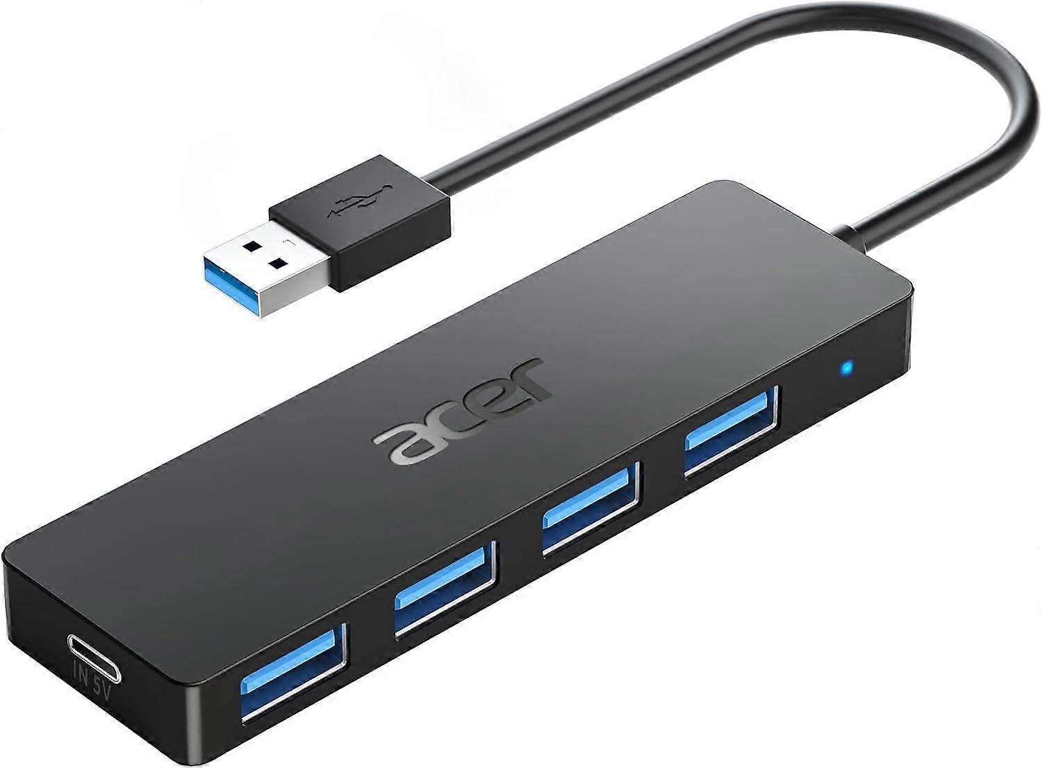 USB Hub, 4 Ports Multiple USB 3.0 Hub, USB Data Hub for Laptop with USB ...
