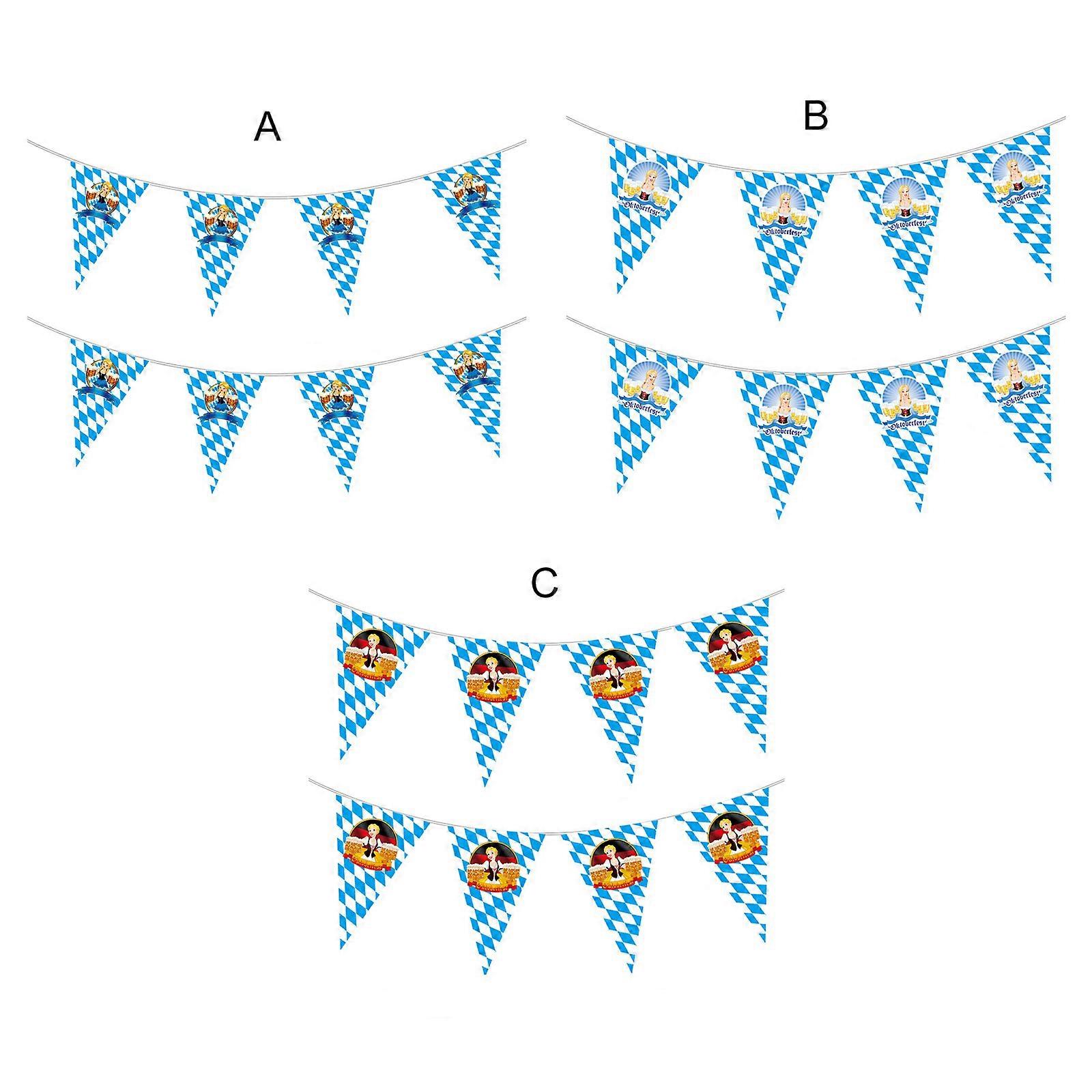 Oktoberfest outdoor decorative triangle pull flag Germany Munich ...