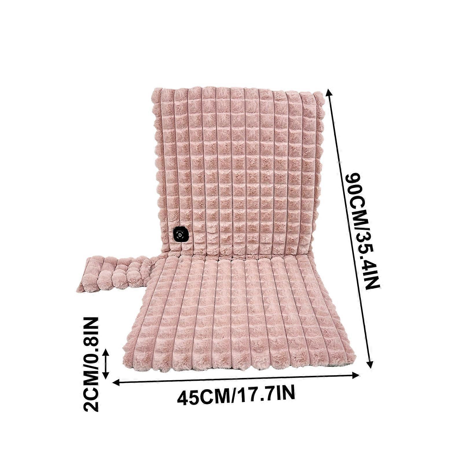 Ofis Koltuğu Isıtma Yastığı, Isıtmalı Sandalye Pedi Minderi, Tam Sırt ...