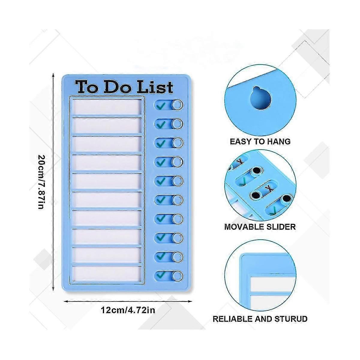 4pcs To Do List Board Dry Erase Memo List Board Chore Chart Rv List ...