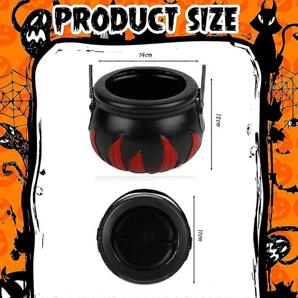 Halloween Witch Cauldron, Electric Lighted Cauldron with Smart Mist ...