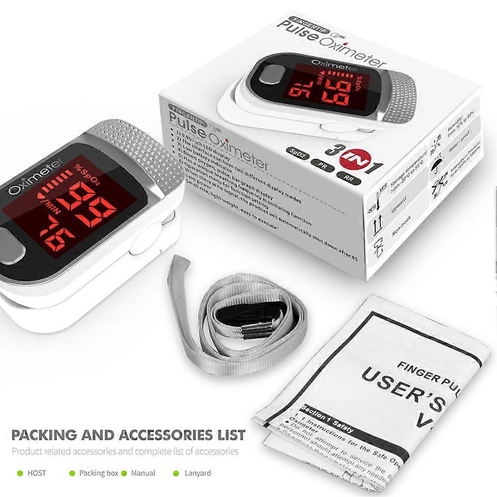 Blood Oximeter Monitors Household Finger Clip Oximeter Non-invasive ...