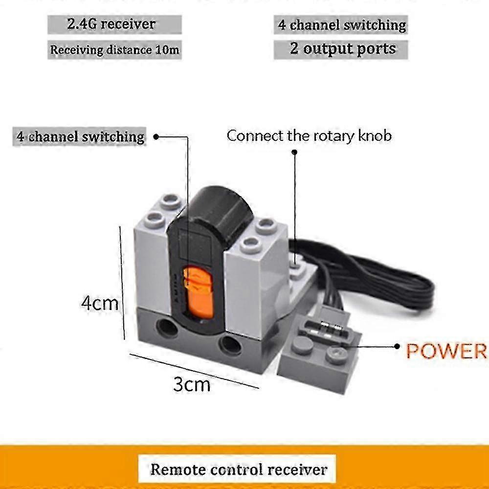High- Power Function Remote Control Receiver Kit 8885 IR Remote Control ...