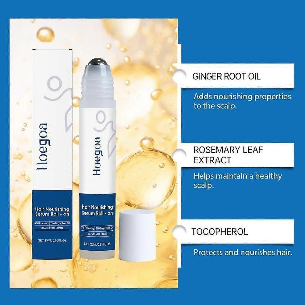 Hair Growth Serum Roll On for Hair Growth Loss Treatments - 3% Rosemary ...