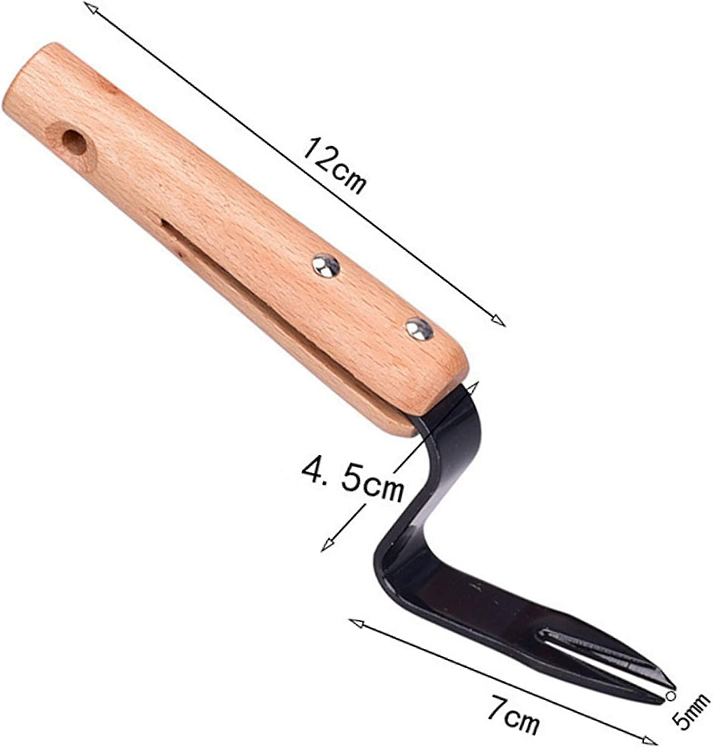 Upgraded Wood Handle Manual Deep Root Weeder Dandelions Remove Tool V ...