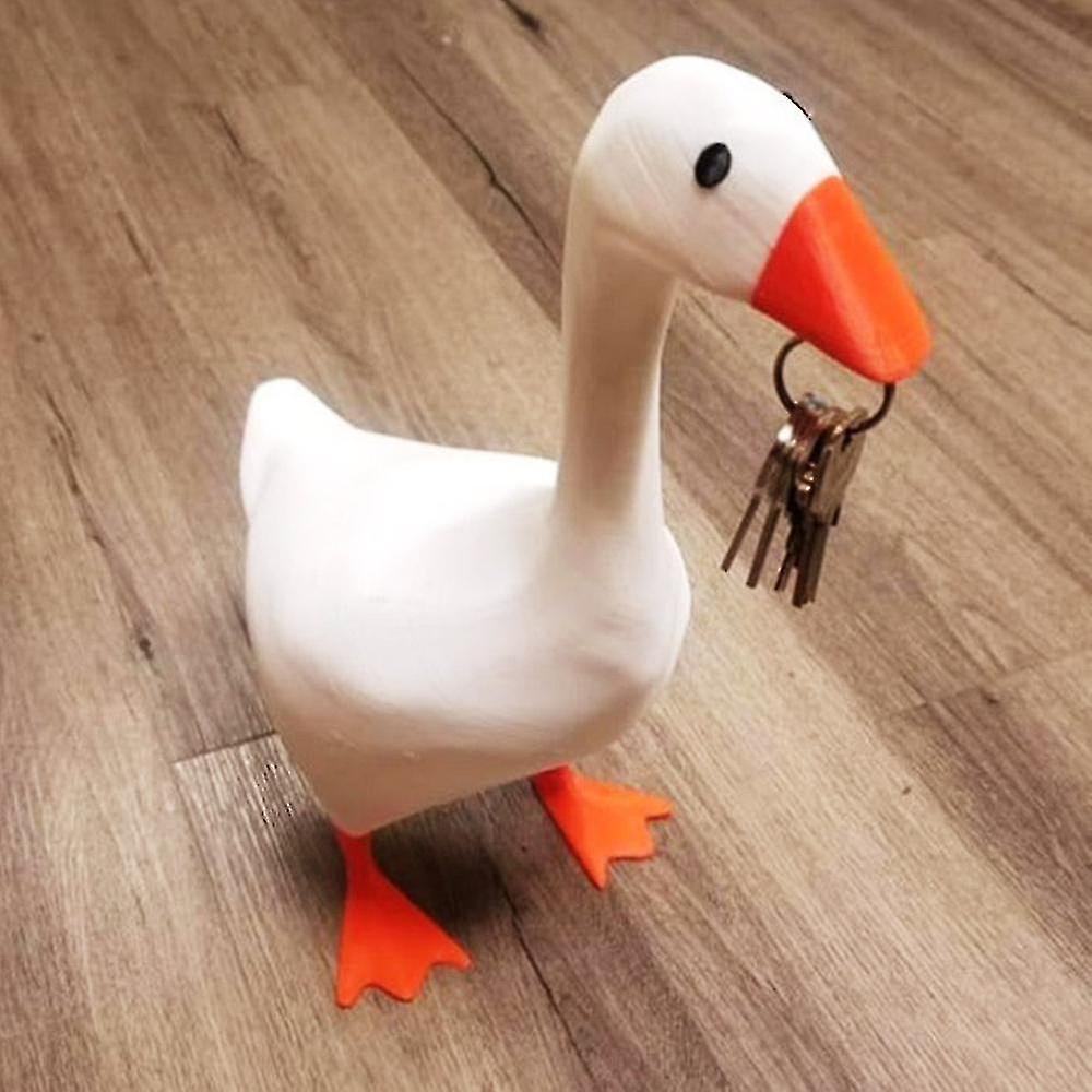 Unique Magnetic Key Holder 3d Goose Key Rack Resin Duck Statue Home ...