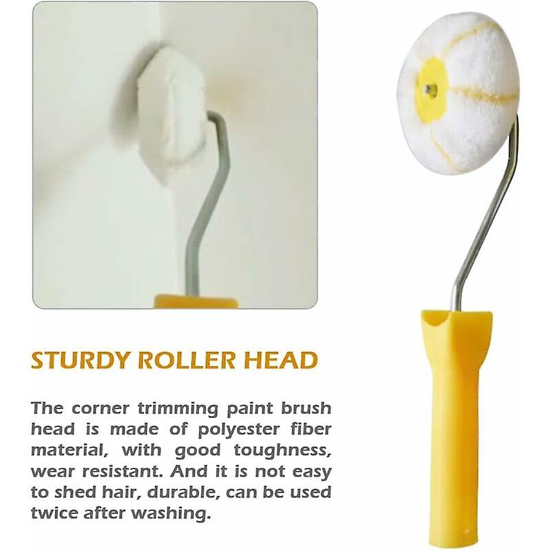 Kit of 3 ultimate corner paint rollers for walls and ceilings - Corner ...
