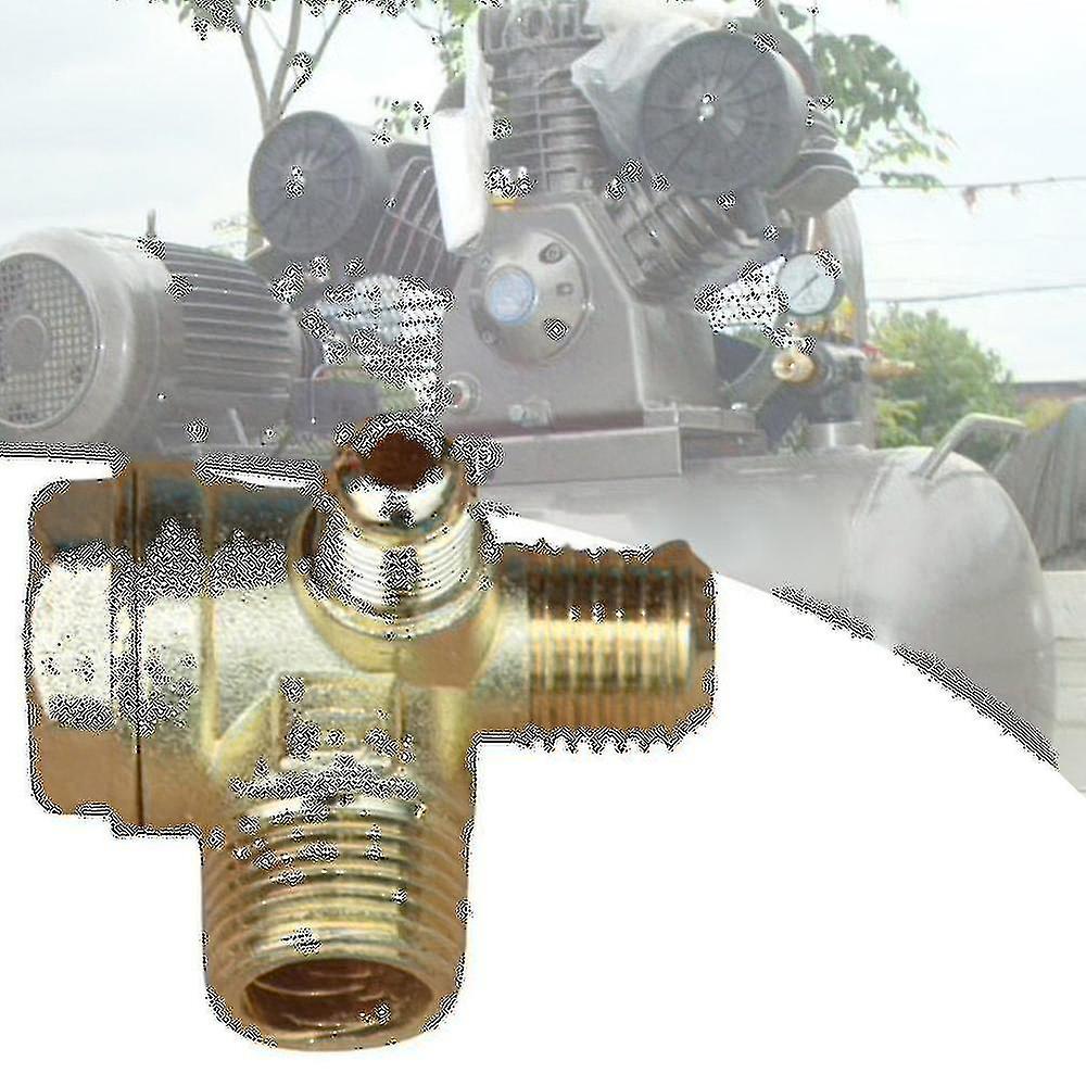 Air Compressor Check Valve 3-way Easy Installation Copper/zinc Alloy ...