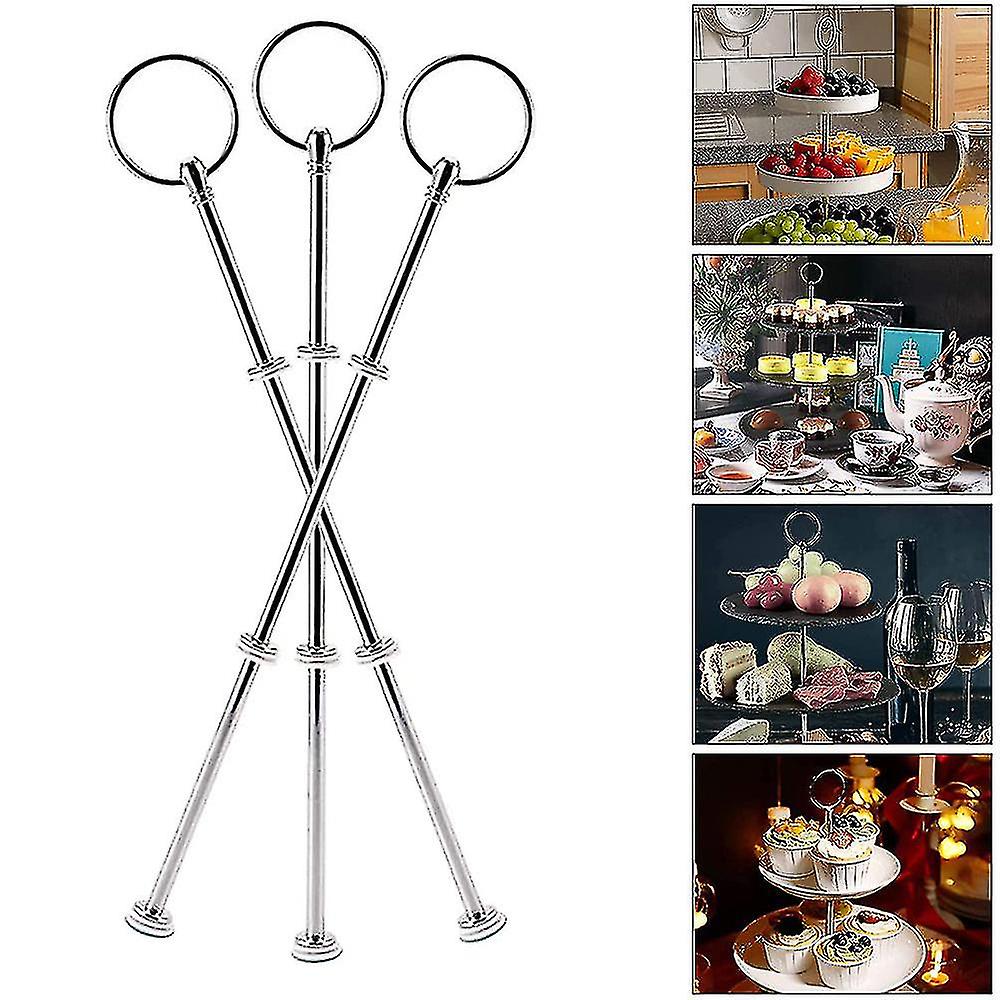 4 Sets 3-tier Cake Stand Hardware - Tiered Tray Hardware - Dessert ...