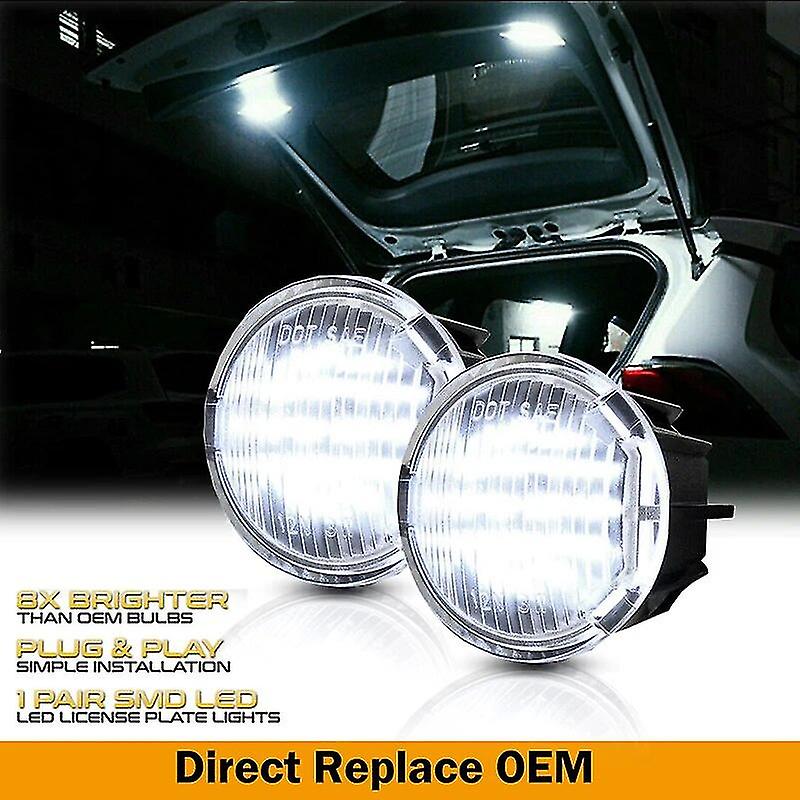 2pc Car-styling White Led For Jeep Commander Grand Cherokee Chrysler Pt ...