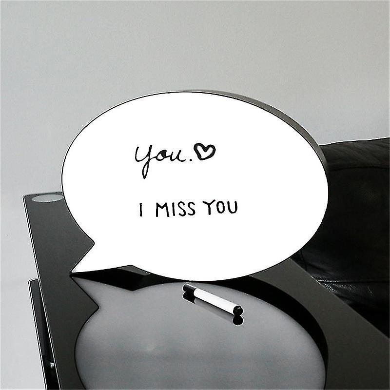 Led Message Handwriting Letter Light Box Speech Bubble Shape Writing ...