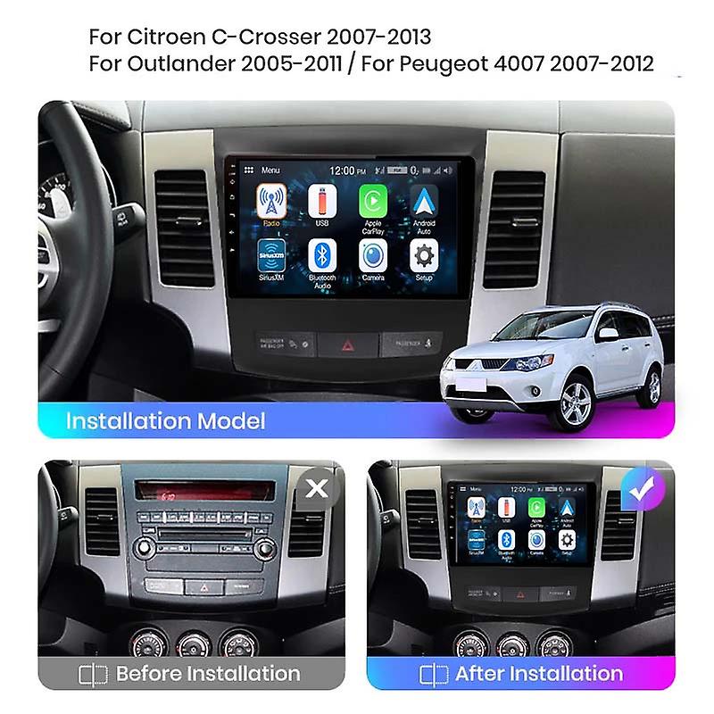 2 Din 4+64g Android 10.0 Car Radio Multimedia Player Carplay Navigation ...