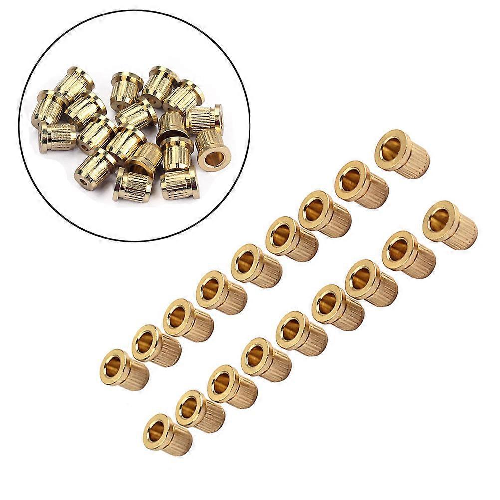 18 PCS String Ferrules for Electric Guitar (Gold) | Fruugo UK