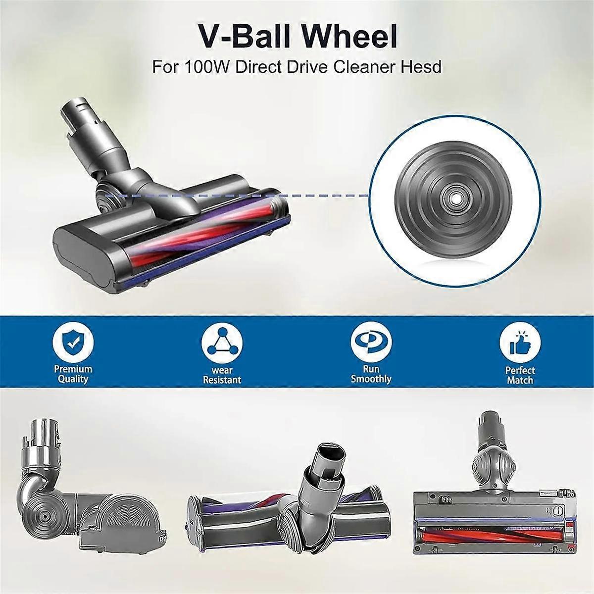V-Ball Wheels for V10 V11 V15 Vacuum Cleaner 100W Direct Drive Cleaner ...