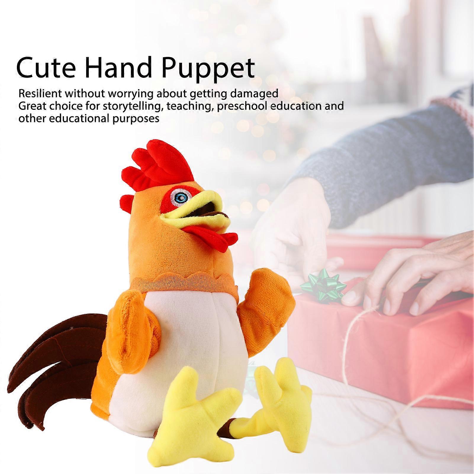 Hand Puppet Soft Plush Animal Toy Stuffed Animal Hand Puppets for ...