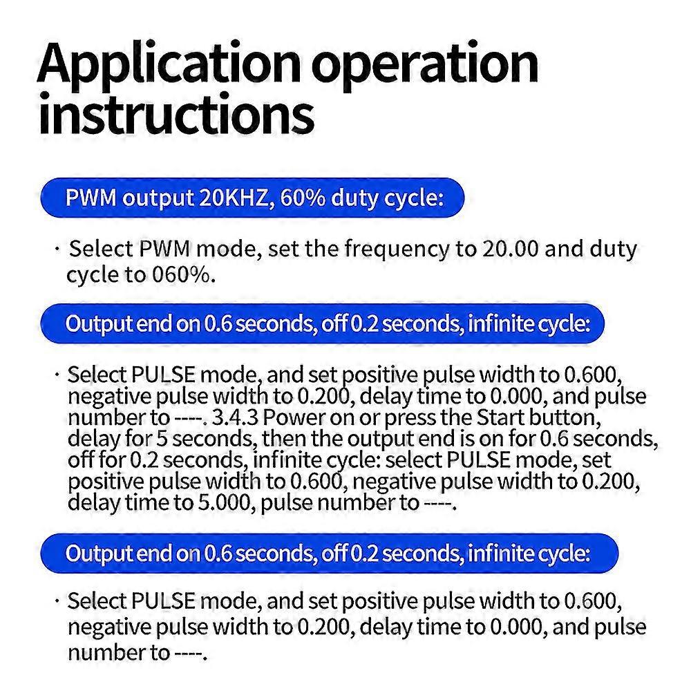 ZK-PP1K Signal Generator PWM Pulse Generator Square and Rectangular ...
