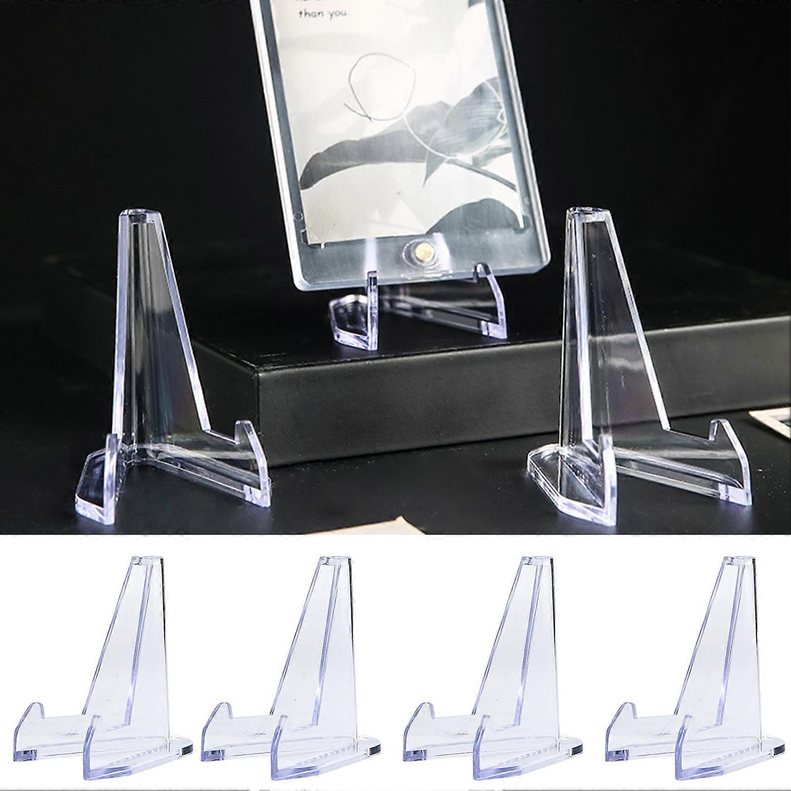 24Pcs Display Stand Clear Acrylic Easel Stand Stable Structure Cards ...
