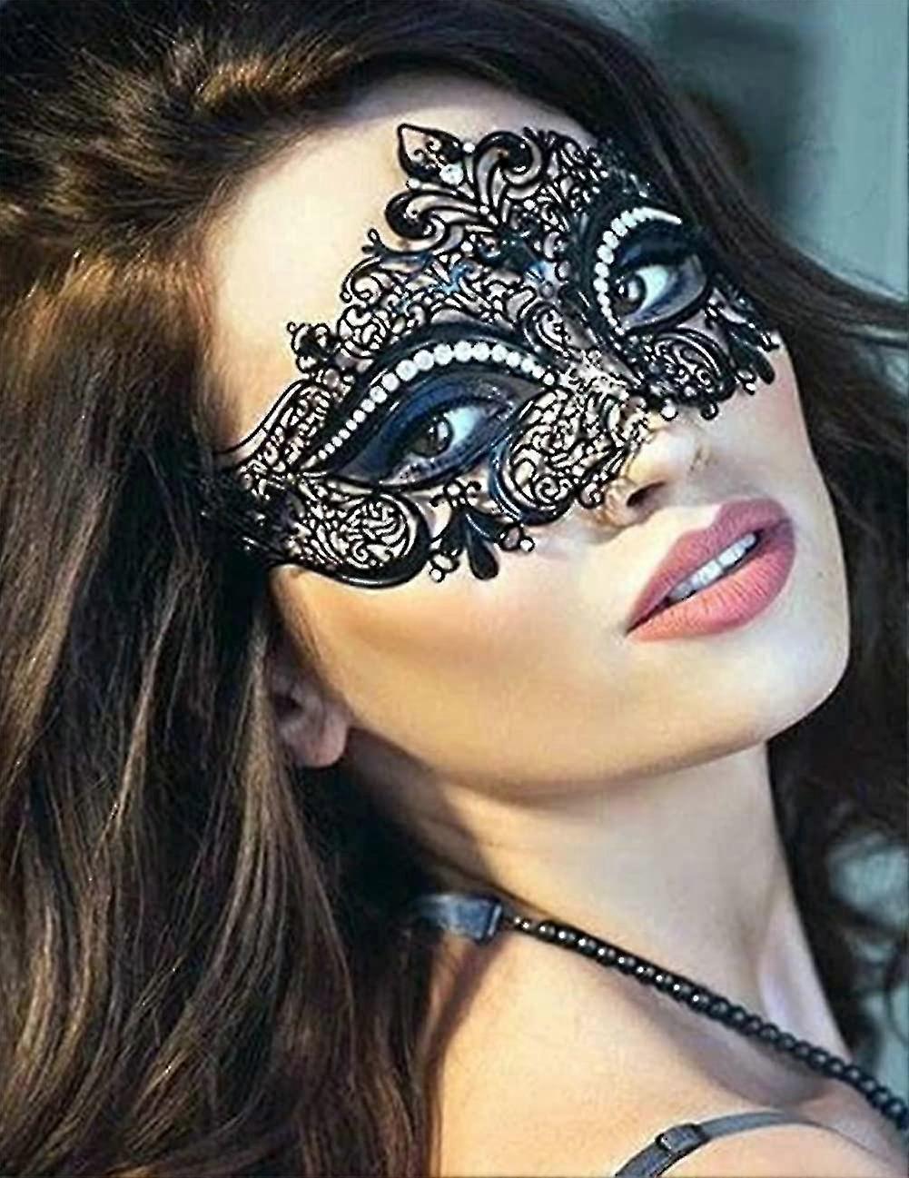 Lady Of Luck Masquerade Masks, Venetian Masks, Metal Masquerade Mask ...