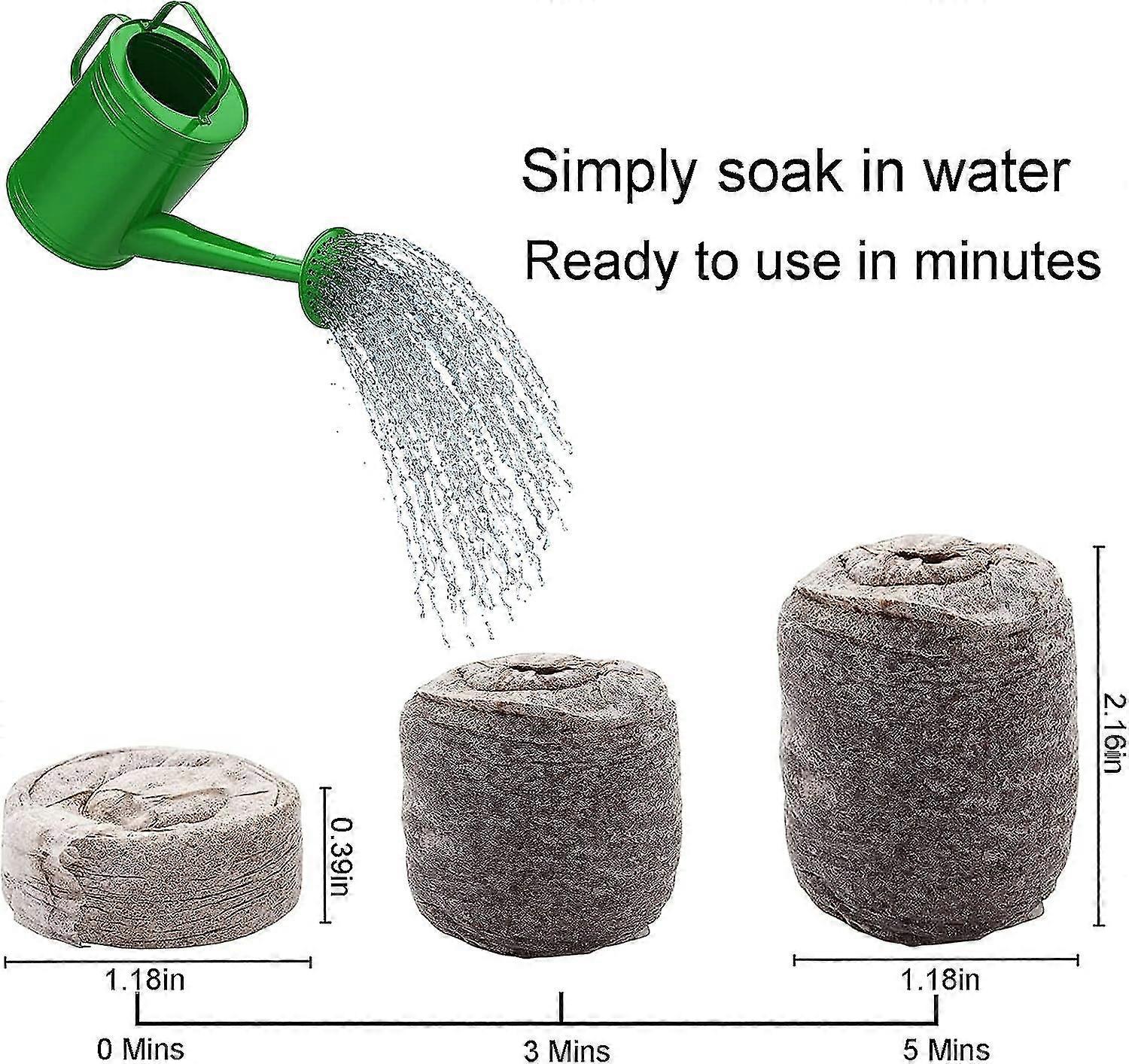 30 Pcs Coir Compost Pellets, Potting Soil Seed Pellets,seedling Compost ...