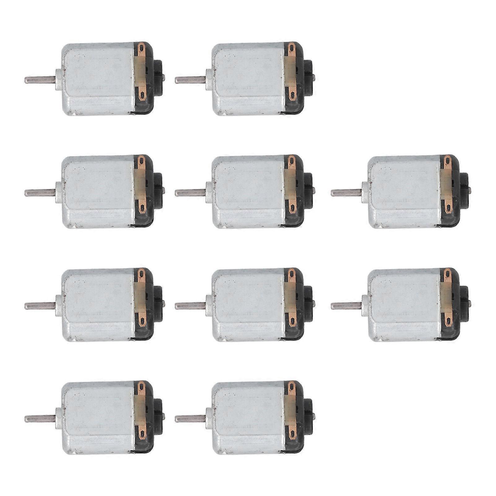 10Pcs Mini Electric Motor High Speed Low Noise Small DC Motors for ...